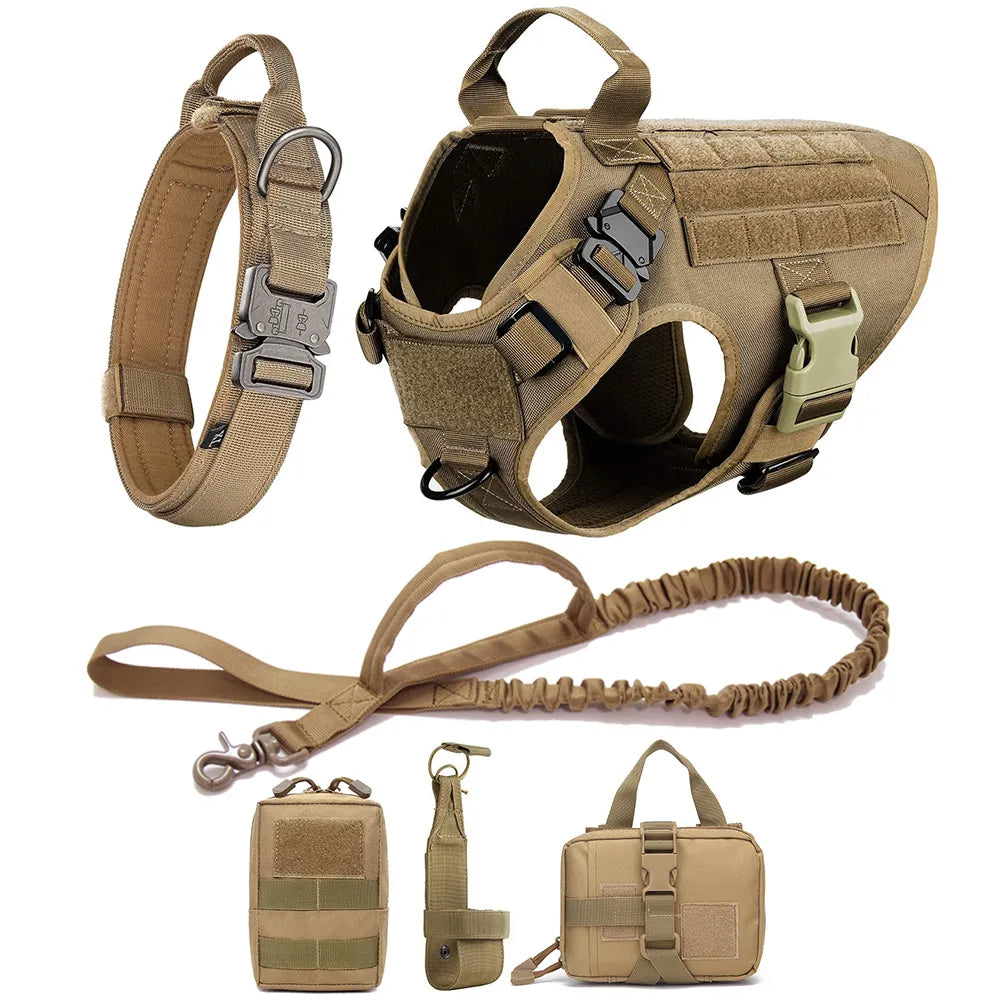Tactical Harness And Leash Set For Dogs – Bruno's Place